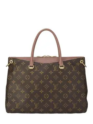 LOUIS VUITTON Monogram Canvas Pallas Bag - Brown