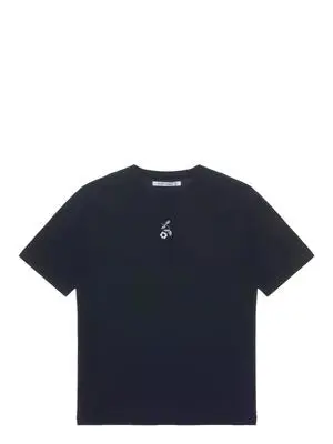SAMSOE SAMSOE Floral-print T-shirt - Black