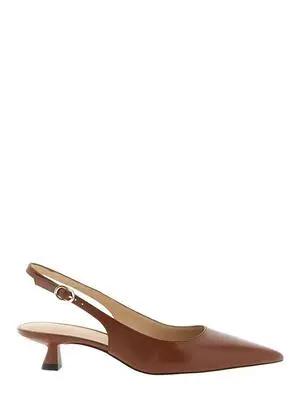 STUART WEITZMAN Sculpt' Slingbacks - Brown