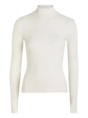COURREGES Ribbed Knit Jumper