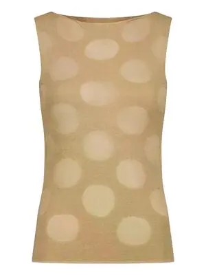 Paloma Wool Rory Patterned Sleeveless Top - Neutrals