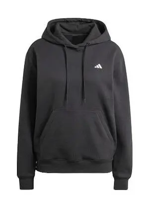 Adidas Essentials Small Logo Hoodie - Black