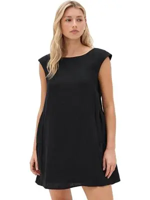 Posse Matilda Shift Mini Dress - Black