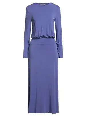 Liviana Conti Maxi Dress In Viscose And Elastane - Purple