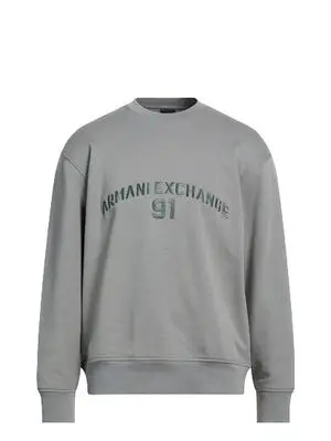 Armani Exchange Sweatshirt In Cotton And Elastane - Grey
