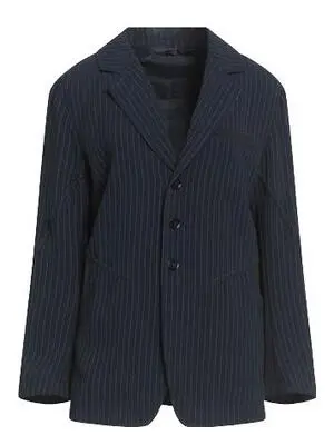 High Tech Pinstriped Blazer - Navy
