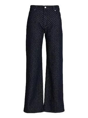 Missoni Straight-leg Jacquard Pants - Blue