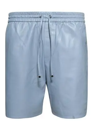 Amiri Leather Ashley Short - Blue