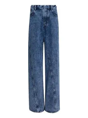 ALAÃA Alaïa Twisted Jeans - Blue