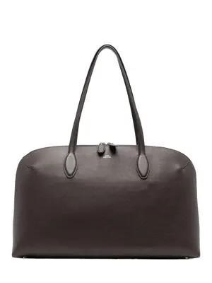 TOTÊME Leather Day Tote Bag - Brown
