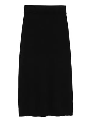 TOTÊME Knitted Long Skirt - Black