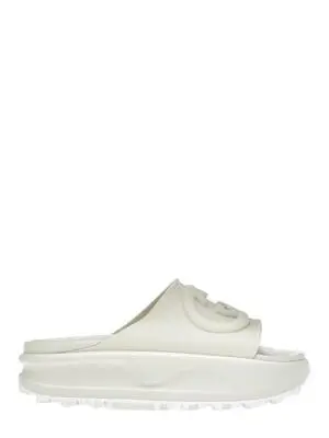 Gucci Gg Oversize Slide Sandal Interlocking G - Off White