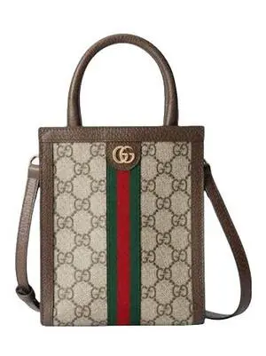 Gucci Ophidia Super Mini Shoulder Bag - Beige/brown