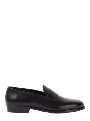 Dunhill Leather Loafers - Black