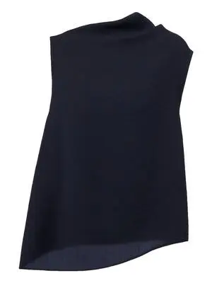 Vince Asymmetric Draped Top - Blue