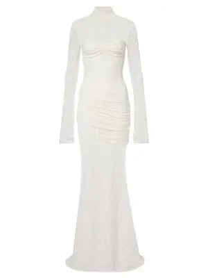 BANANHOT Francisca Lace Maxi Dress - White