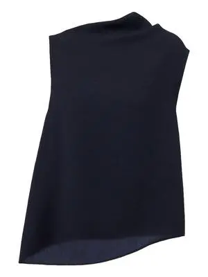 Vince Asymmetric Draped Top - Blue