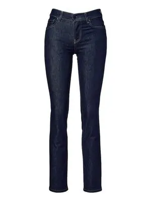 AG Cologne Mid-Rise Straight Jeans