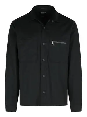 Zegna Wool Jacket - Black