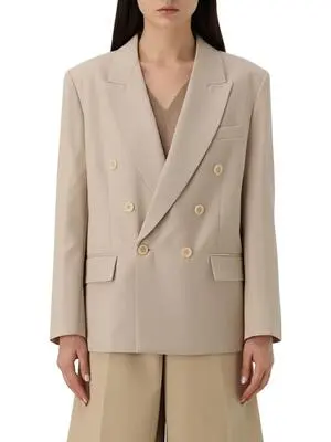 Victoria Beckham Double-breasted Jacket - Grey