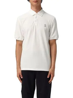Brunello Cucinelli Polo Shirt Men White