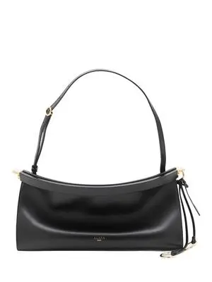 Alaïa Leather Shoulder Bag - Black