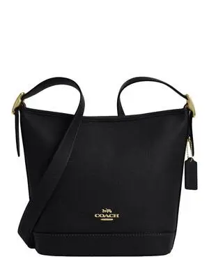 COACH® COACH® Jude Duffle Bag Pebbled Leather/gold/black