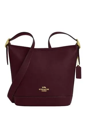COACH® COACH® Jude Duffle Bag Pebbled Leather/im/dark Wine