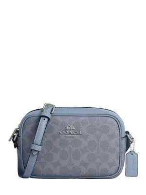 COACH Mini Jamie Camera Bag In Signature Canvas Signature Canvas/silver/chambray