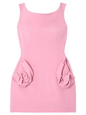 Magda Butrym Wool-blend Mini Dress - Pink