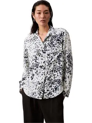 CALVIN KLEIN Printed Relaxed Utility Shirt