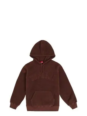 Supreme Polartec Hooded Sweatshirt - Brown