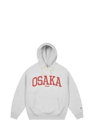 PALACE Champion Osaka Exclusive Shop Hoodie - Grey Marl