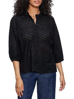 Sanctuary Petal Drop Blouse - Black