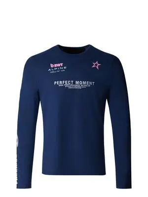 Perfect Moment Alpine Long-sleeve Tee - Navy