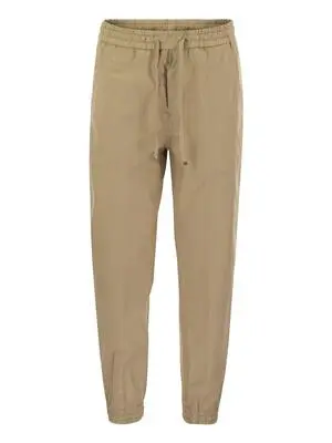 DONDUP Alba Cotton Jogger Trousers