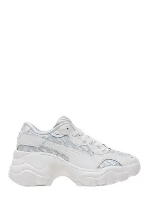 PUMA Pulsar Wedge Monogram Sneakers - White