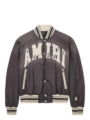 Amiri Sun Faded Bomber - Black