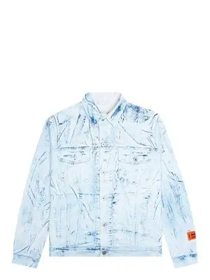 Heron Preston Regular Fit Overdyed Jacket - Blue