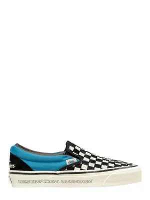 VANS Liberaiders X Classic Slip-on 98 Dx Destination Unknown Checkerboard - Blue