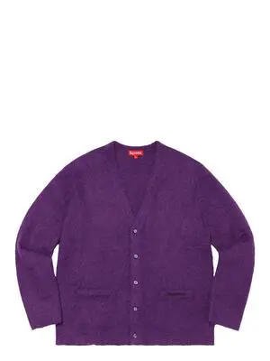 SUPREME Brushed Mohair Cardigan