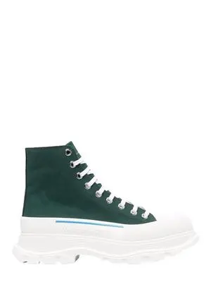 Alexander McQueen Tread Slick Boots - Green
