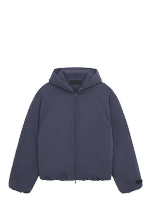 Fear Of God Military Nylon Hooded Bomber - Blue