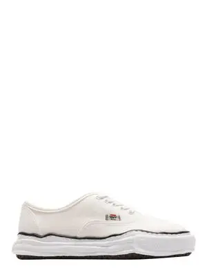 Mihara Yasuhiro Baker Og Sole Canvas Low - White