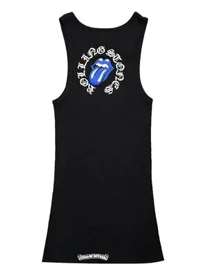Chrome Hearts Rolling Stones Tank Top /blue - Black