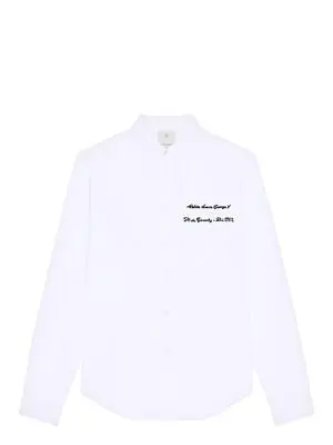 Givenchy Logo Embroidered Long-sleeve Shirt - White