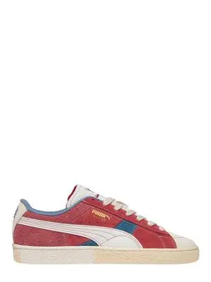PUMA Suede Quilted Nation Sneakers Red