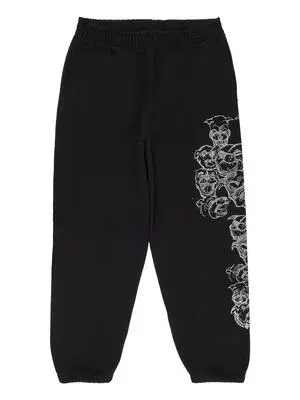 Supreme Pitbulls Embroidered Sweatpant - Black