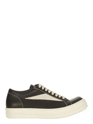 Rick Owens Porterville Vintage Low Top Sneakers - Black