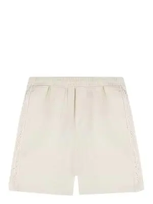 REPRESENT Knitted Panel Shorts - White